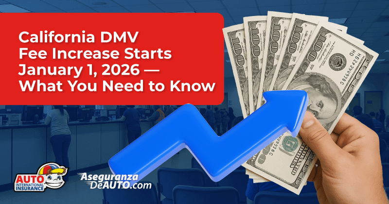 California DMV Fee Increase Starts January 1, 2026 — What You Need to ...